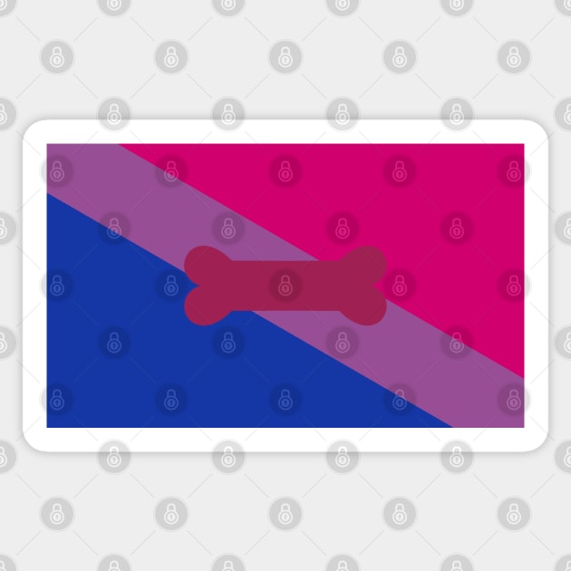Bisexual Pup Flag Lgbtq Sticker Teepublic